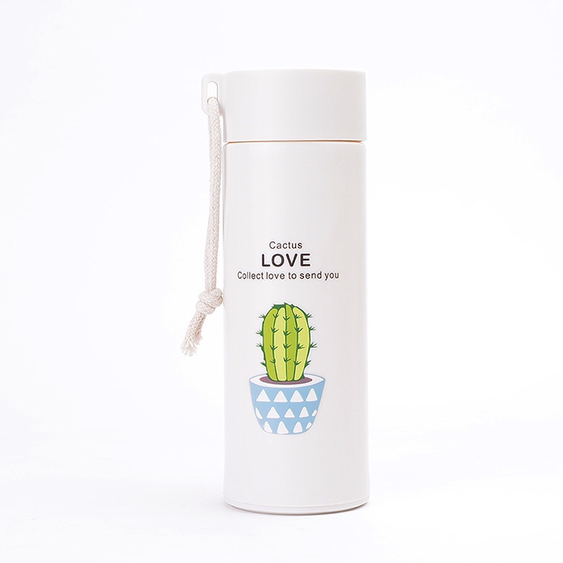 [450ml] Kaktus Botol Minum Botol Air Kaca Kalis Bocor Glass Drinking ...