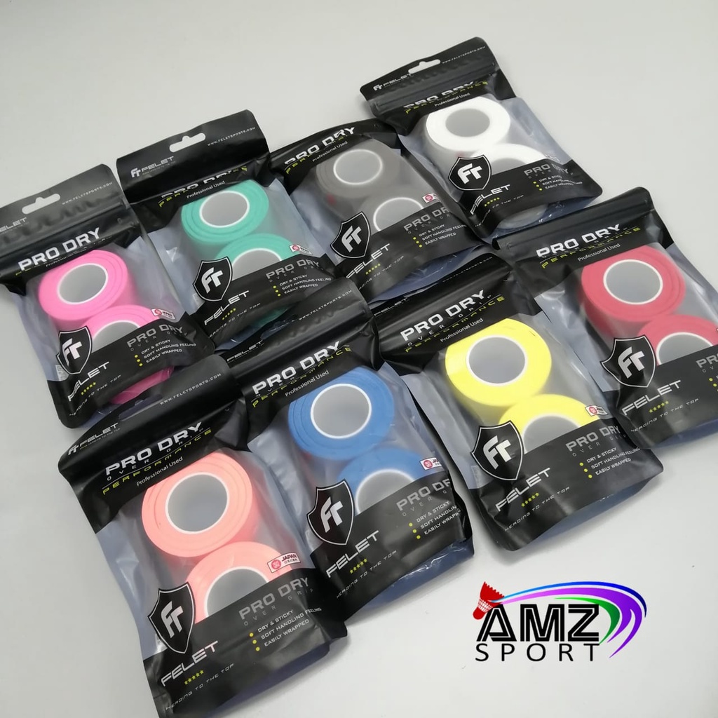 FELET PRO DRY 6 IN 1 PACK 100%ORIGINAL Made in Japan 日本製 for Badminton ...