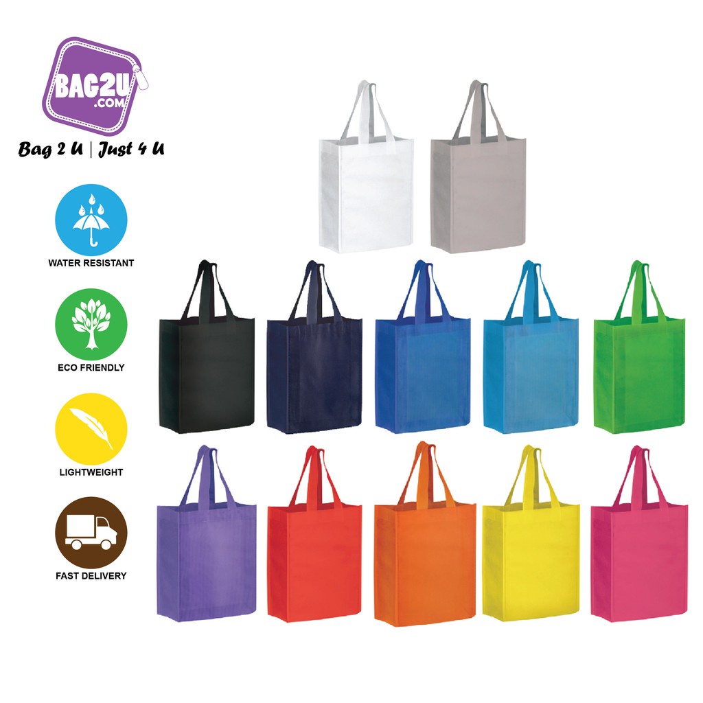 Eco Friendly Reusable 90gsm A4 Size Go Green Shopping Bag Handbag Woman ...
