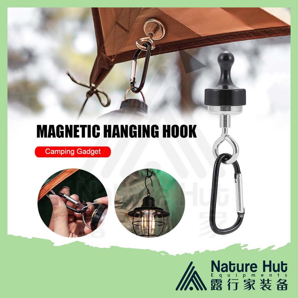 Camping Magnetic Hook Outdoor Strong Magnet Hanger Powerful Buckle ...