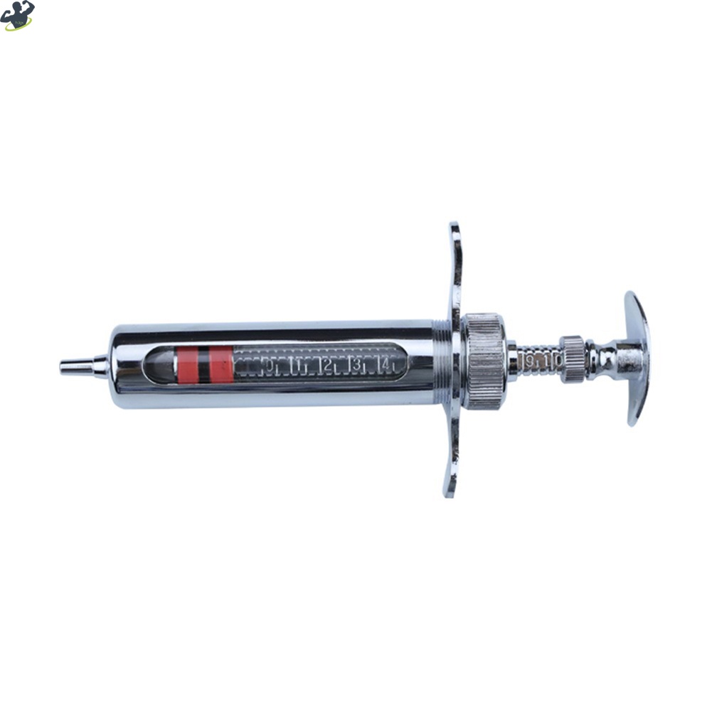 Veterinary Metal Syringes without Needle Large Capacity Injection ...