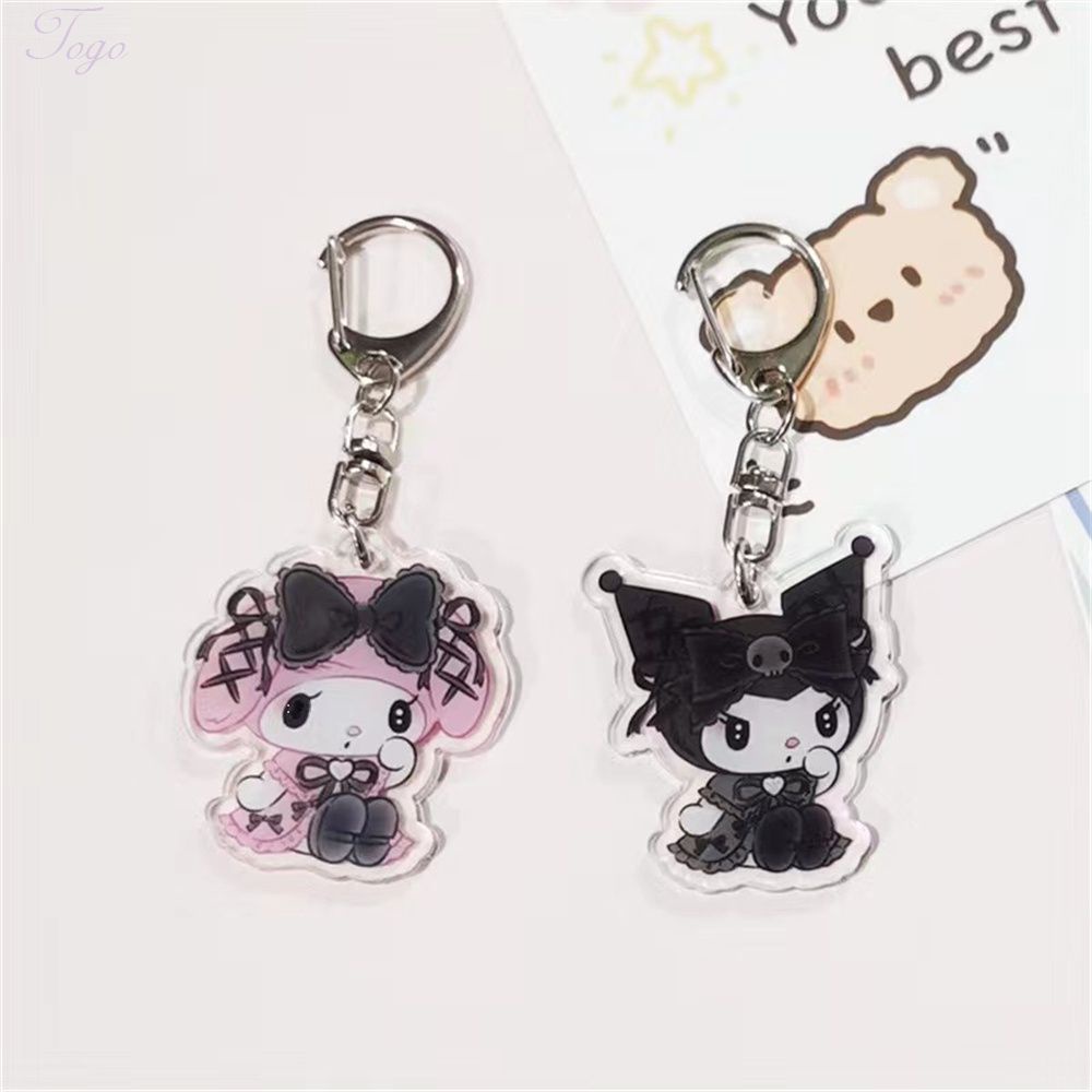 Cute Muscle Sanrio Anime Melody Kuromi Cinnamoroll Jewelry Acrylic ...