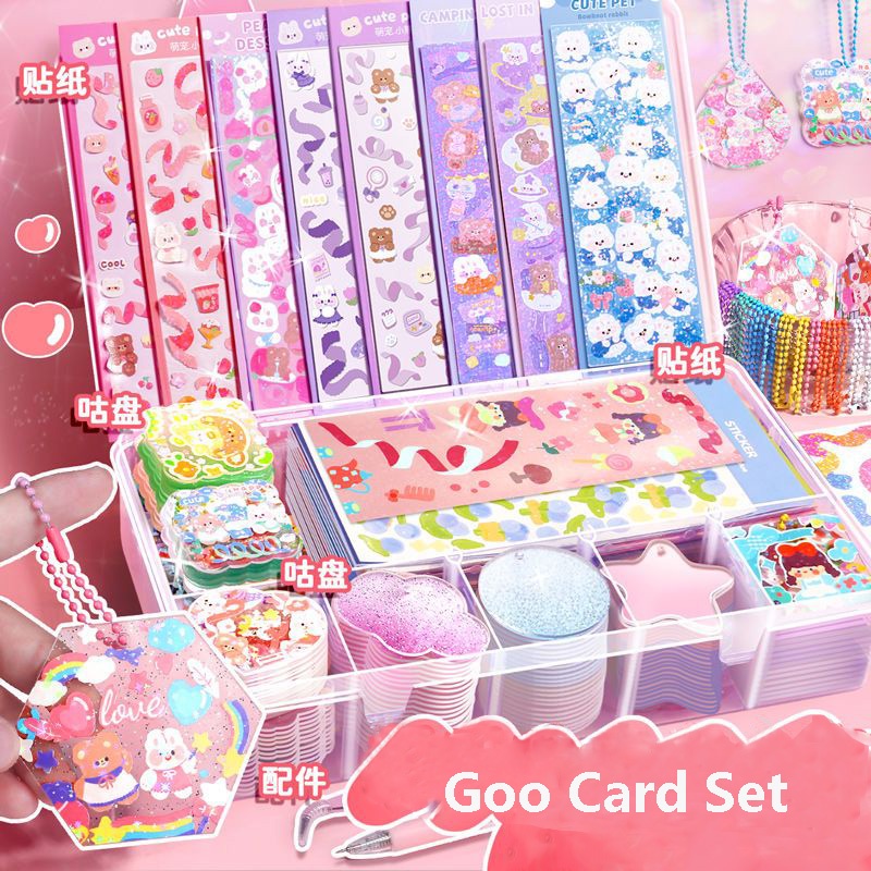 Goo Card Set Hand Account Stickers Set Goo Chuck Goo Card Cute Sticker ...