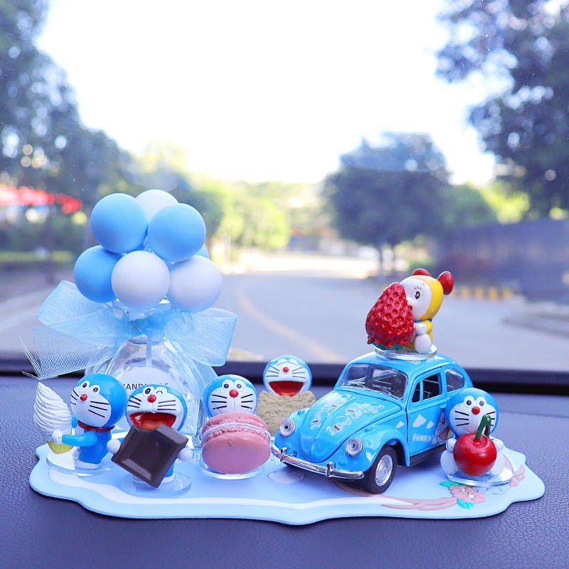 Doraemon Blue Fat Man Decoration Cartoon Creative Car Interior ...