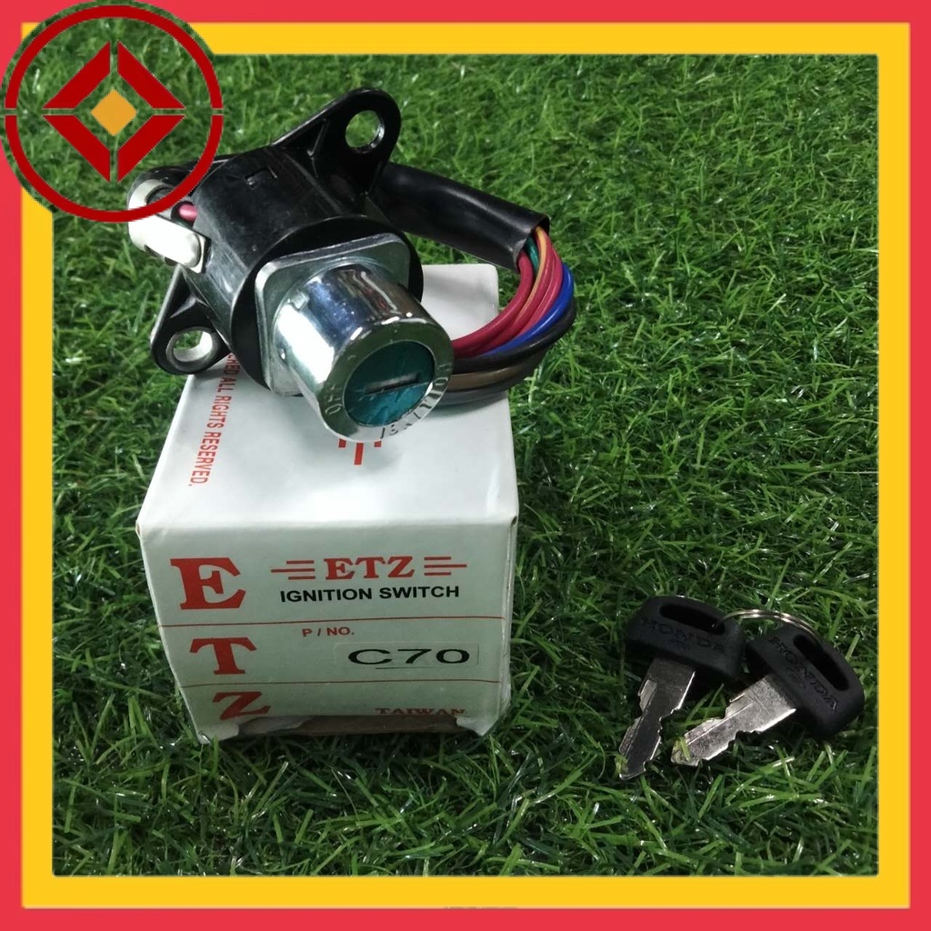 HONDA C70 MAIN SWITCH IGNITION SWITCH SET C 70 C70Z C70 Z C 70Z C 70 Z ...