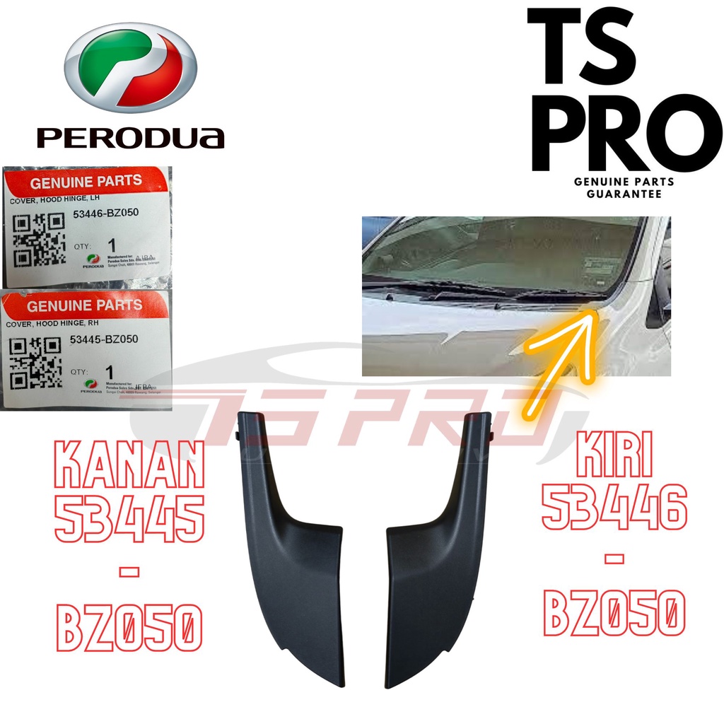 Perodua Axia Bezza Genuine Wiper Panel Towing Grille Side Windscreen ...