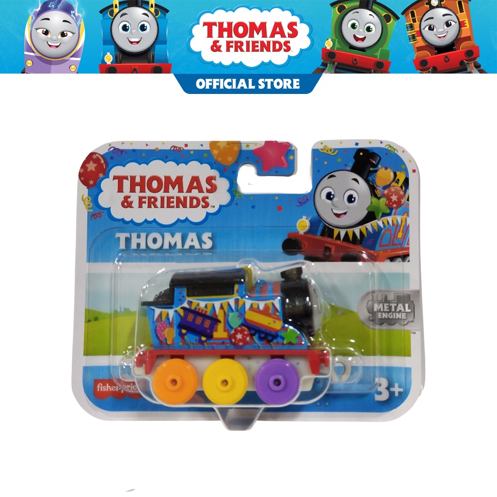 Fisher-Price Thomas & Friends Push-Along Thomas Party Die-Cast Toy ...
