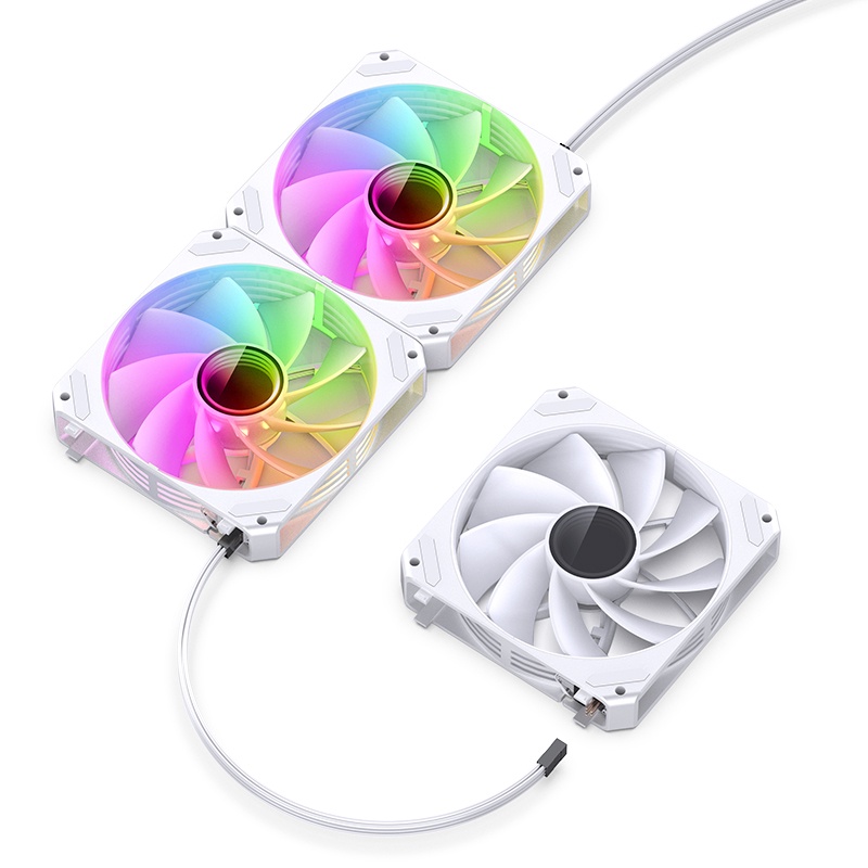 Jonsbo ZG-120 3 Pin ARGB PWM 12cm Reverse Fan / Building Block Fan ...