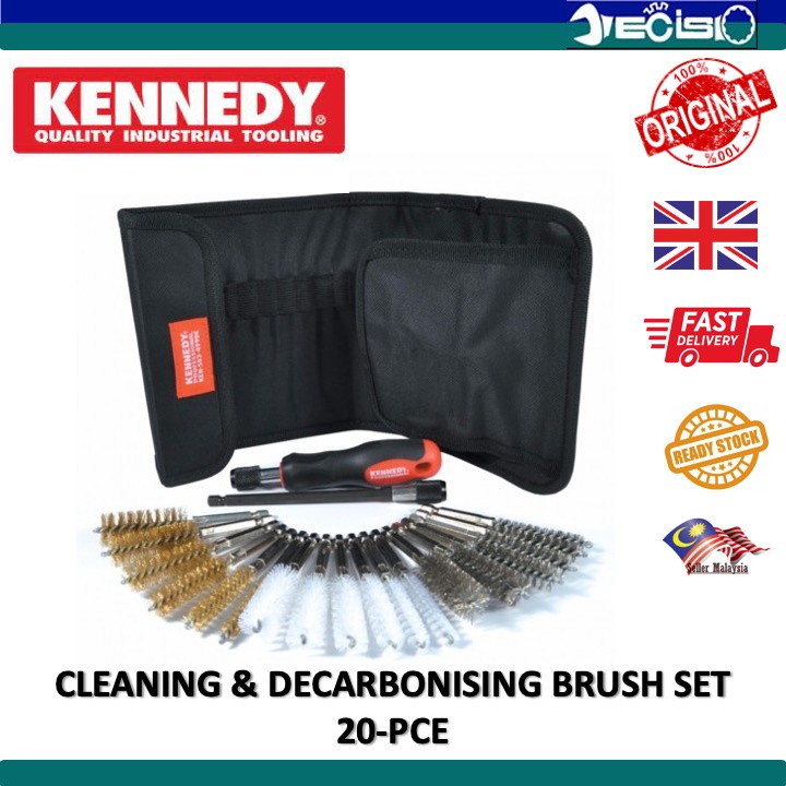 KENNEDY CLEANING & DECARBONISING BRUSH SET 20-PCE KEN5034990K | Shopee ...