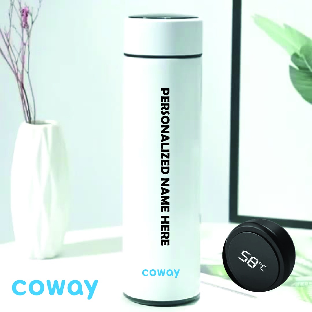 [Corporate Gift Box + Custom Name] Event Gift LED Flask Tumbler Bottle ...