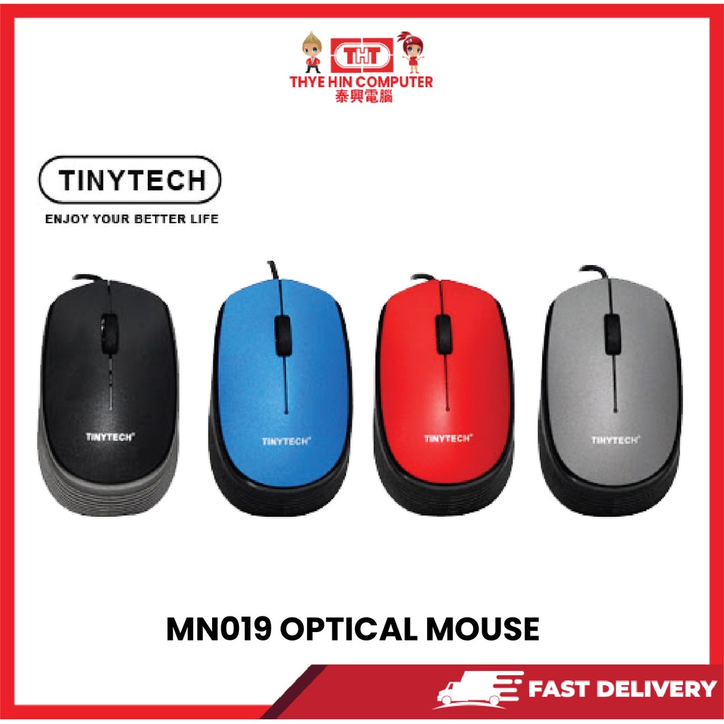 TINYTECH MIGNON MS-MN019/U OPTICAL MOUSE USB WIRED(DELIVER BY SEREMBAN ...