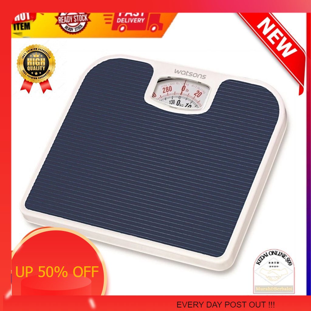 New Design WATSONS Scale Weight Body, Penimbang Berat Badan, Penimbang ...