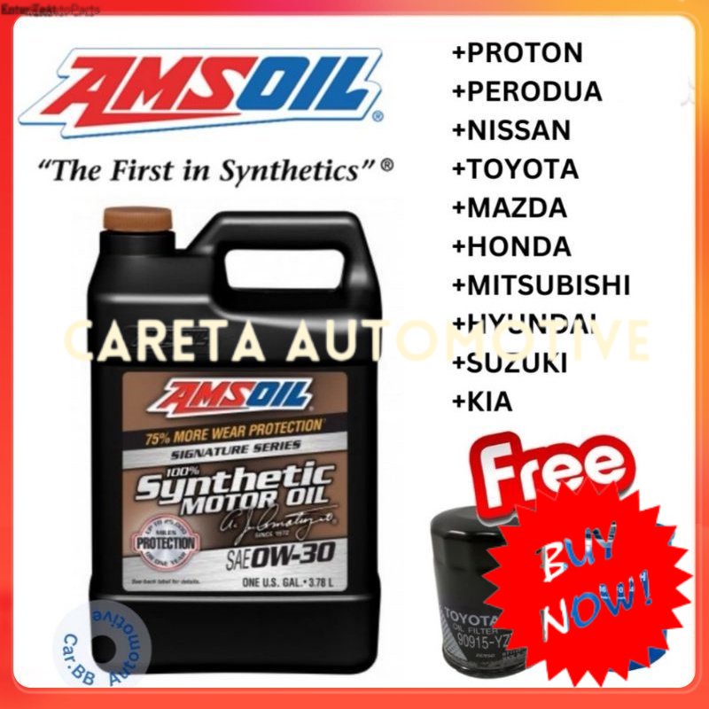 AMSOIL Signature Series Synthetic 0W-30/1GAL/3.78L | Shopee Malaysia