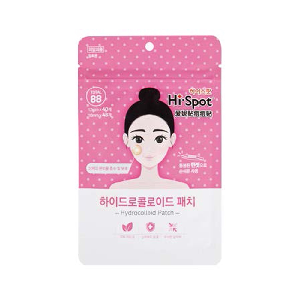 [Hi Spot] Hydrocolloid Acne Pimple Patch 88pcs with a tweezer | Shopee Malaysia