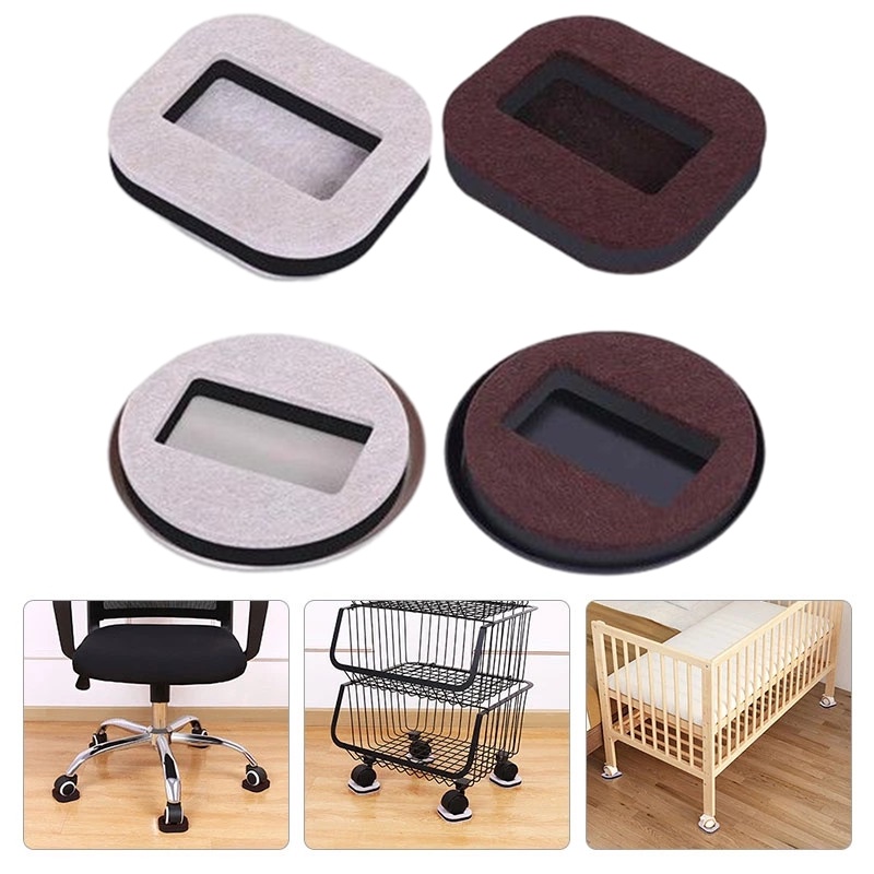 5Pcs Office Chair Wheel Stopper Furniture Stopper Caster Cup Chair ...