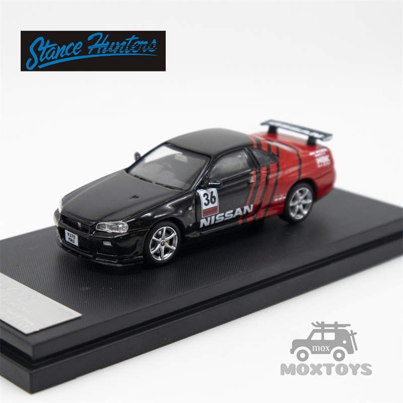Ghost Player X Stance Hunters 1:64 Nissan Skyline GTR R34 Custom ADVAN ...