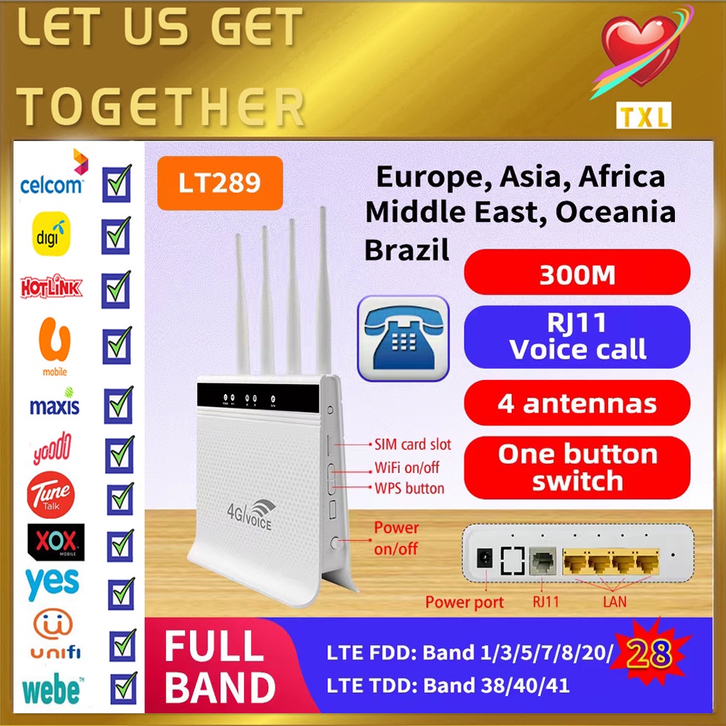Moden Router 4g Lte LT289 B62 LT280 Unlock Bypass Modified All Telco ...