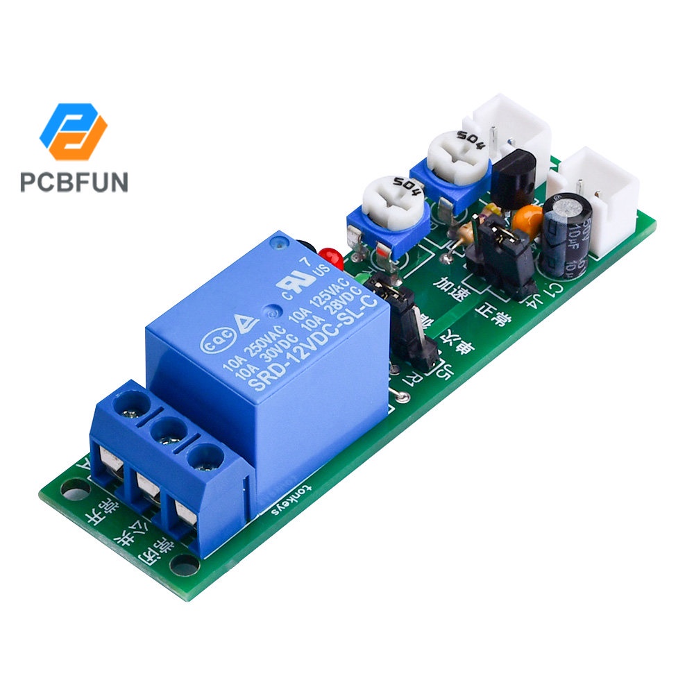 Pcbfun DC 5V 12V 24V 0-24h Adjustable Cycle Timer Delay Relay Module on ...