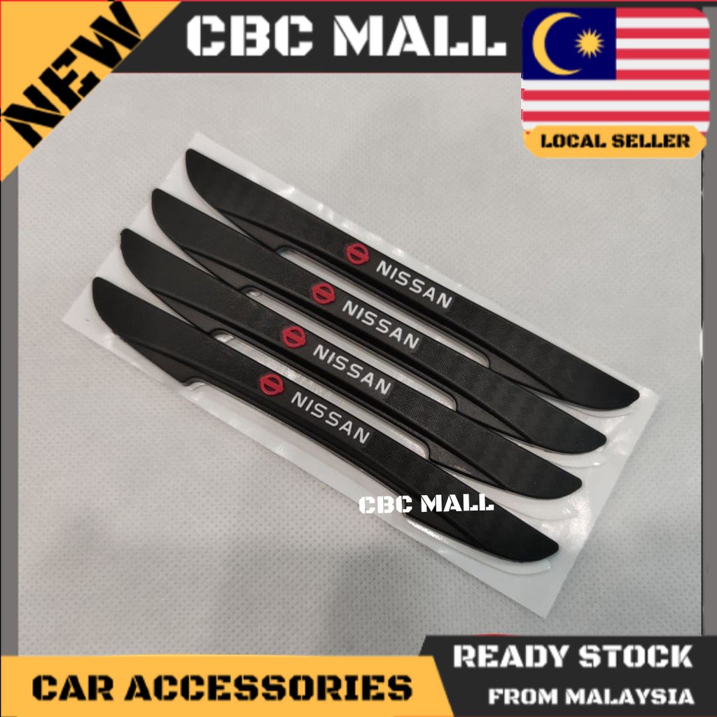 🔥PROMOTION🔥4PCS Nissan Car Door Edge Protector Anti-Collision Strip ...