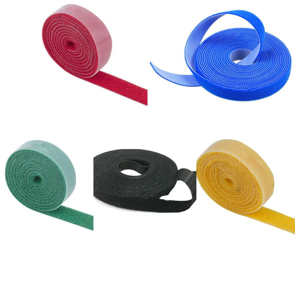 1 Roll Reusable Cable Straps Cable Ties Nylon Fastening Tape Wire ...
