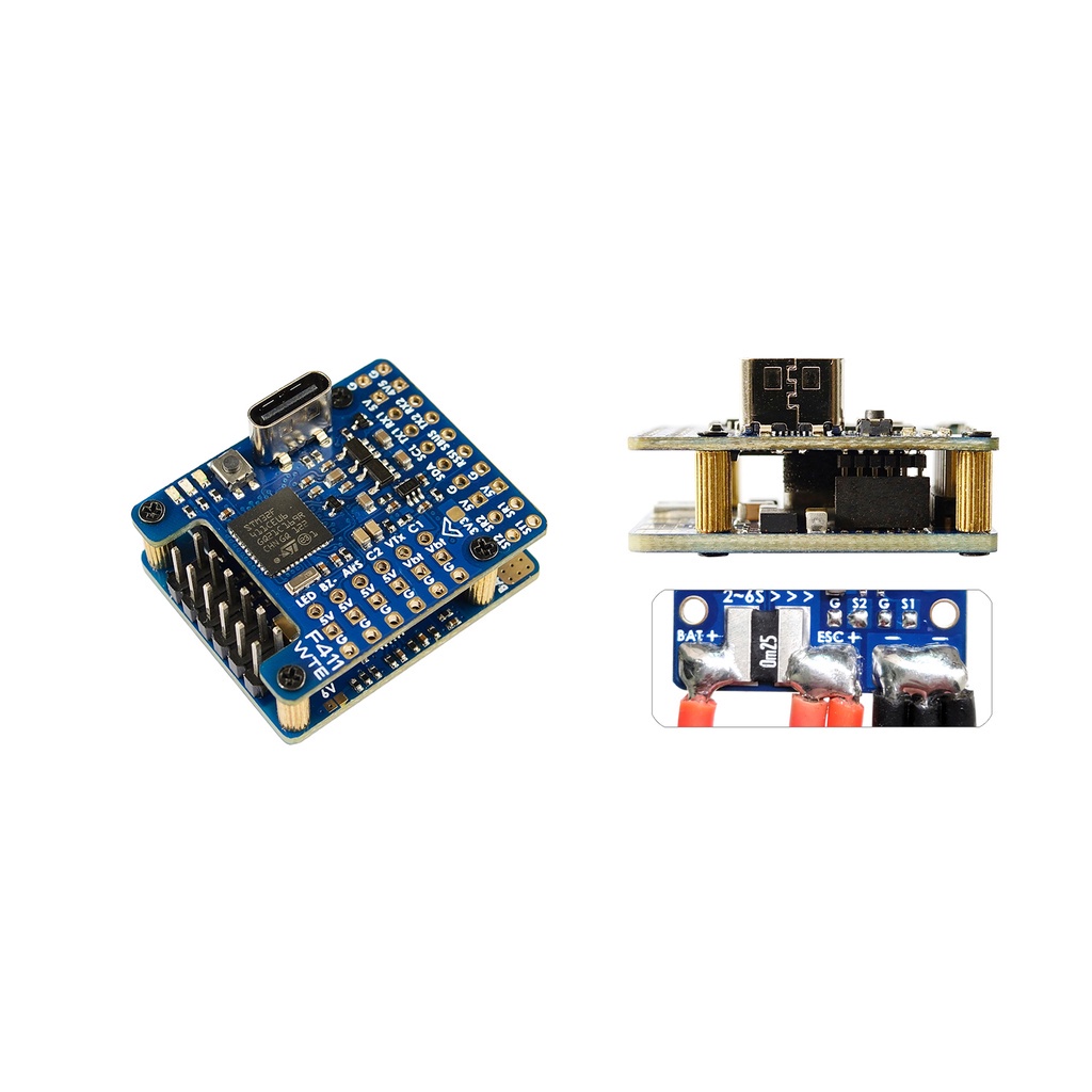 MATEK F411 F411-WTE Flight Controller INAV BEC 5V Output 2-6S ESC 90A ...