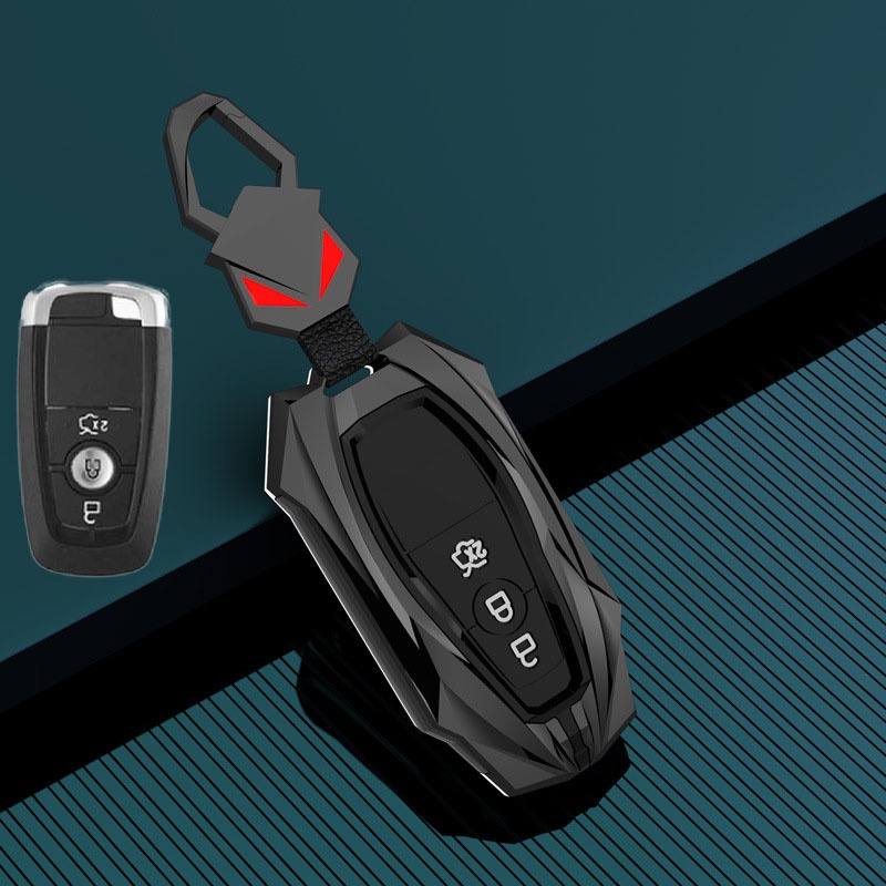 Ford Zinc Alloy Car Key Cover For Ranger XLS WT XLT Wildtrak 4x2 Raptor ...