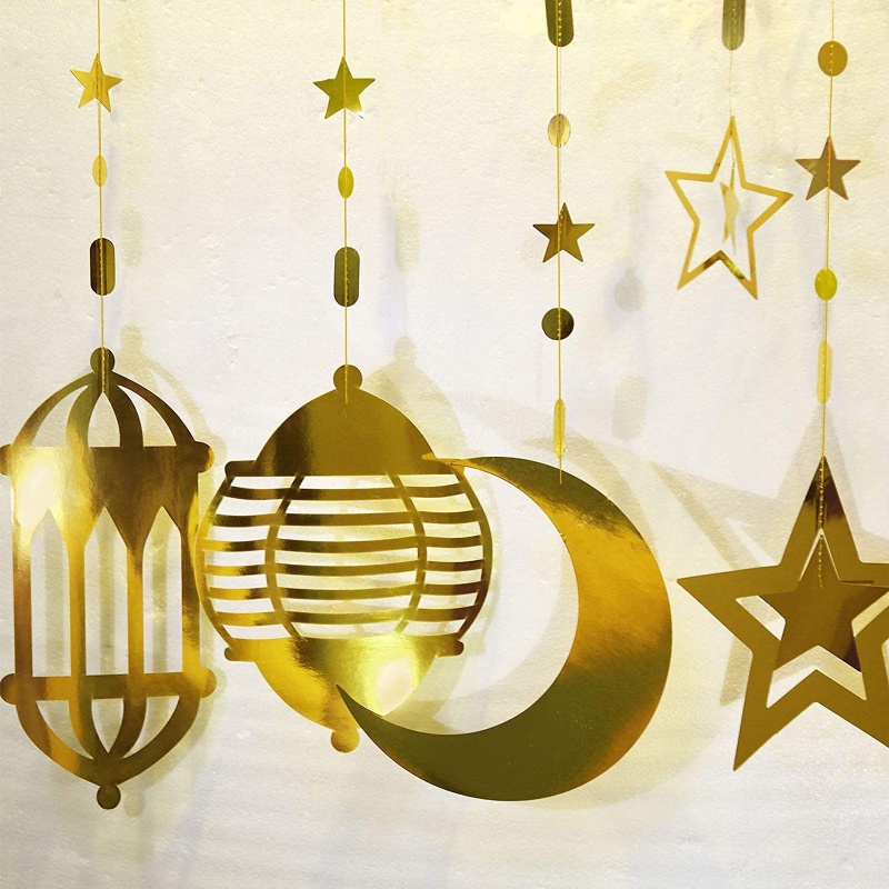 Raya Wall Decorations Gift Bag Iridescent Star Moon Garland Holographic ...