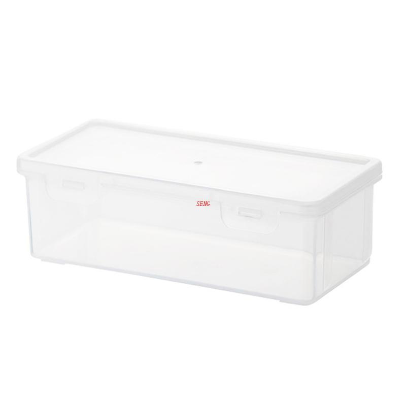 seng Plastic Pencil Box Large Capacity Clear Boxes Stackable Organizer ...
