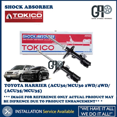 TOYOTA HARRIER (ACU30/MCU30 2WD/4WD/(ACU35/MCU35) TOKICO (TKC) SHOCK ...