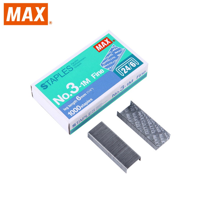 *Original* MAX No.3-1M Staples / Dawai Kokot / Ubat Stapler / Bullet ...