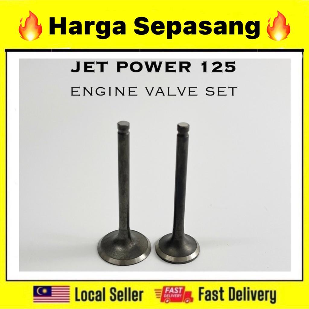 SYM JET POWER 125 JET125 SYM125 SCOOTER VALVE SET IN EX INTAKE EXHAUST ...