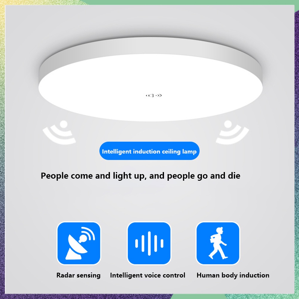 Radar Sensor Led Ceiling Lamp Auto Delay Motion Sensor Light Smart Home ...