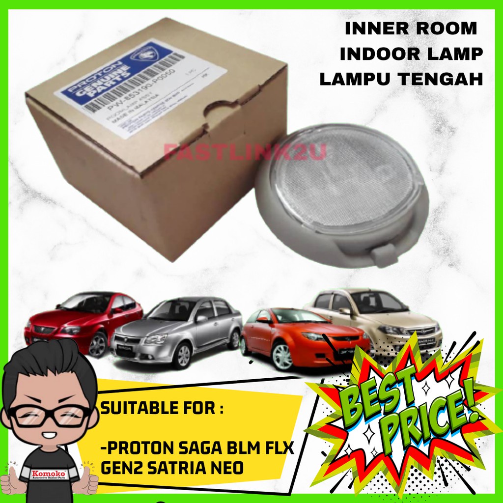 Original Proton Saga Blm Flx Gen2 Satria Neo Proton Interior Room Lamp ...