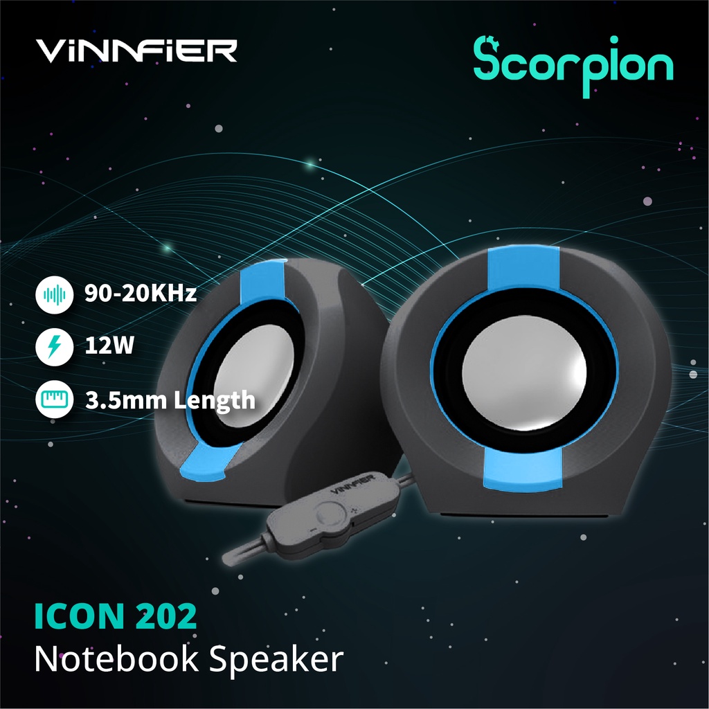 Vinnfier ICON 202 2.0 USB Powered Notebook Speaker | Shopee Malaysia