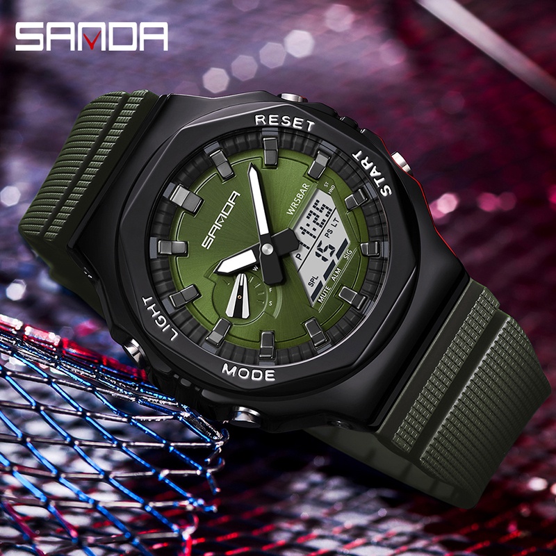 Sanda Men's Watch Luminous Multi-function Metal Luxury Fashion Men's ...