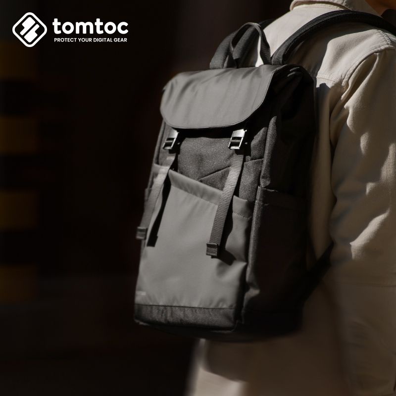 Tomtoc Geometric Backpack Laptop Bag T64 Large Capacity 16inch 17L ...