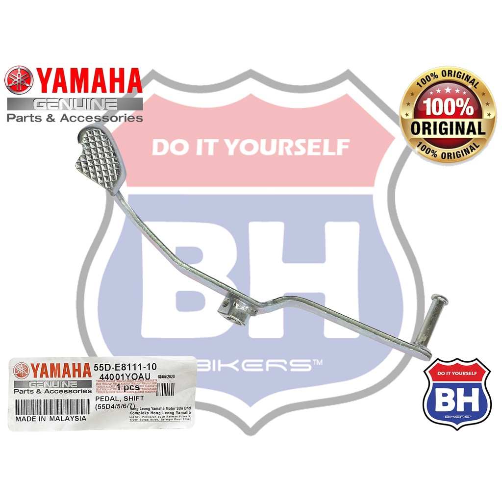 YAMAHA LC135 135LC 4S 4 SPEED GEAR PEDAL SHIFT GEAR LEVER KAKI GEAR 100% ORIGINAL HLY 55D-E8111 ...