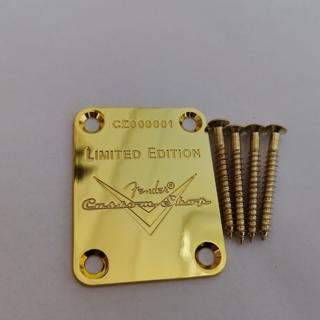 Fender Metallor Guitar Neck Plate Standard 4 Holes with ST TL Style ...