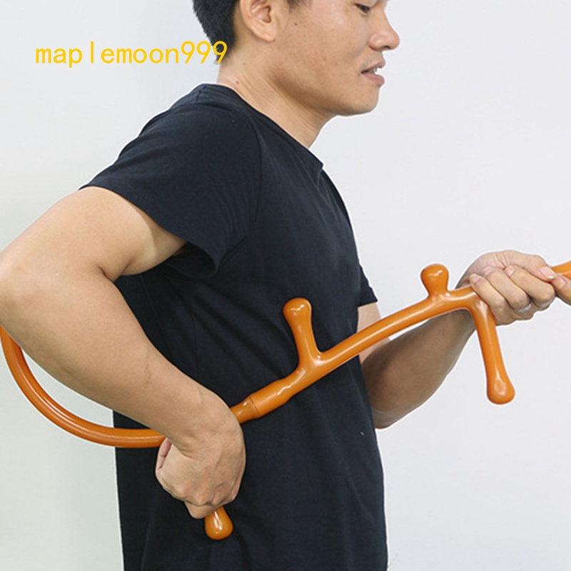Point Self Massage Stick Back Hook Massager Theracane Body Muscle ...
