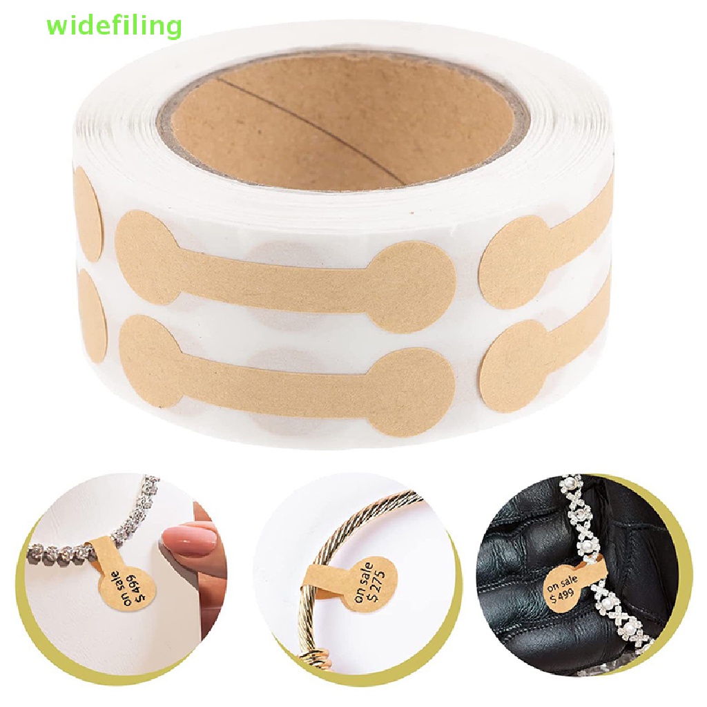 widefiling 500pcs Jewelry Labels Self Adhesive Price Dumbell Tags ...