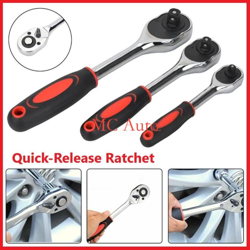【Professional】Quick Release Ratchet Spanner Wrench Tool Automatic ...