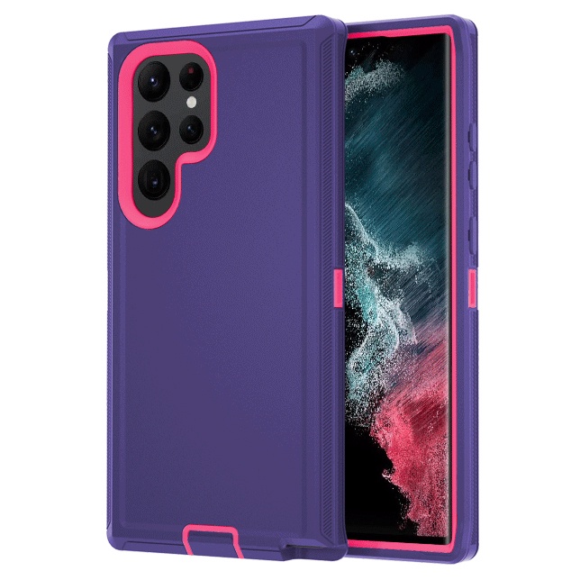 Armor Case for Samsung Galaxy S23,S22,S20,S10,Plus,Ultra,S10E Heavy Duty Shockproof Drop-Proof ...