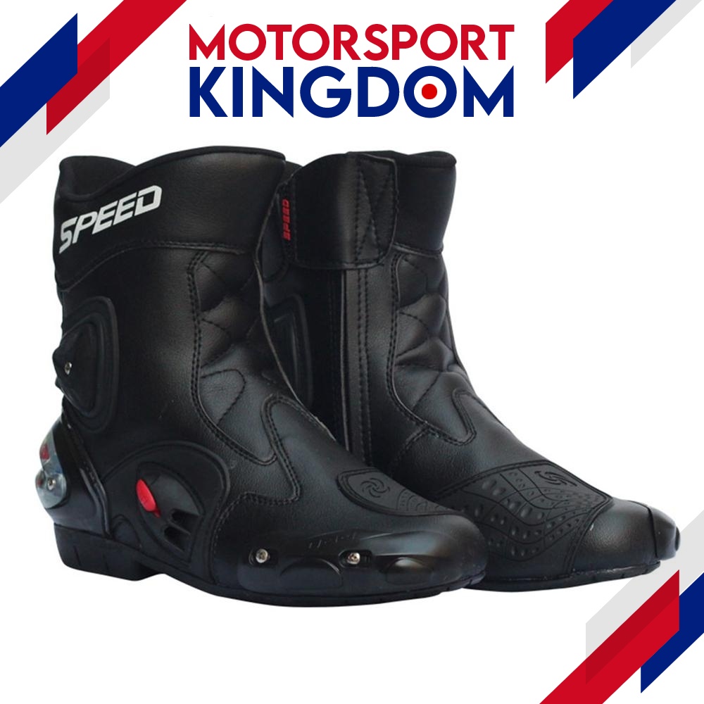 MSK Motorcycle Racing Speed Riding Boots A004 (Half Cut) | Shopee Malaysia