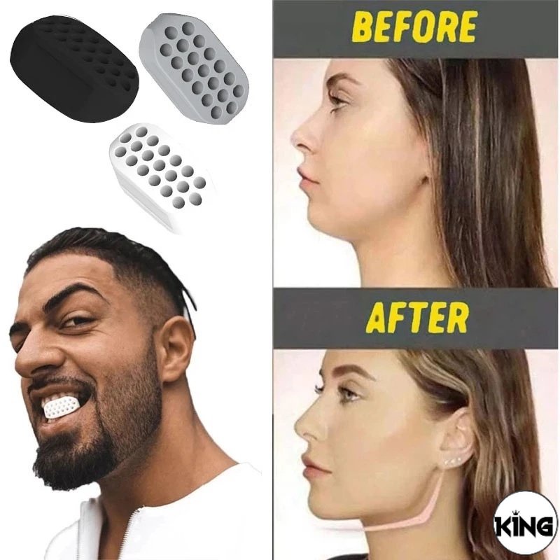 KI 1PC Men Women Silicone Jawline Exercise Chew Ball / Masseter ...
