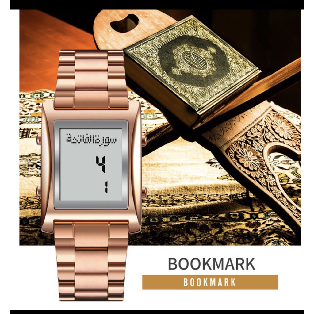 Digital Islamic Qibla Direction Compass watch and Solat for Muslim ...