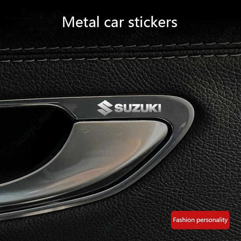 Suzuki Car Logo 3D Exterior Metal Sticker Car Interior Decorative ...