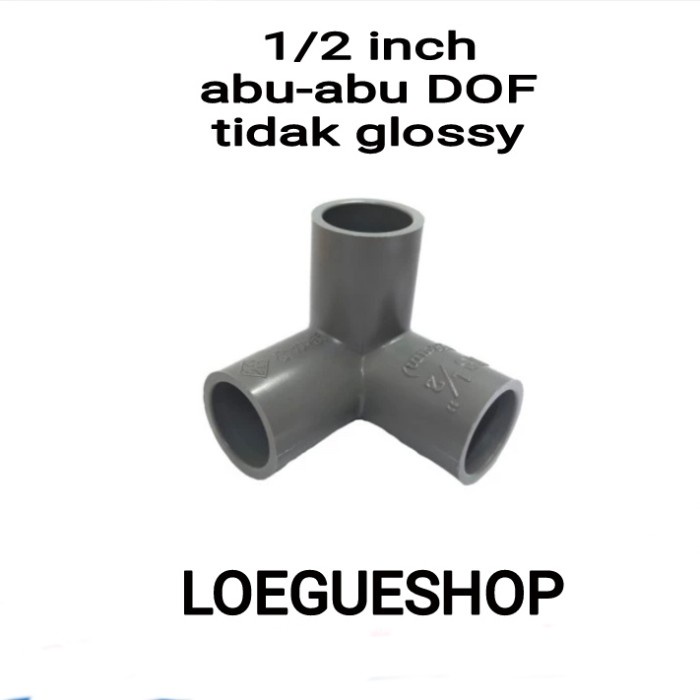 Shopee/ connection connector fitting tee pvc pipe 3 way way 1/2 & 3/4 ...