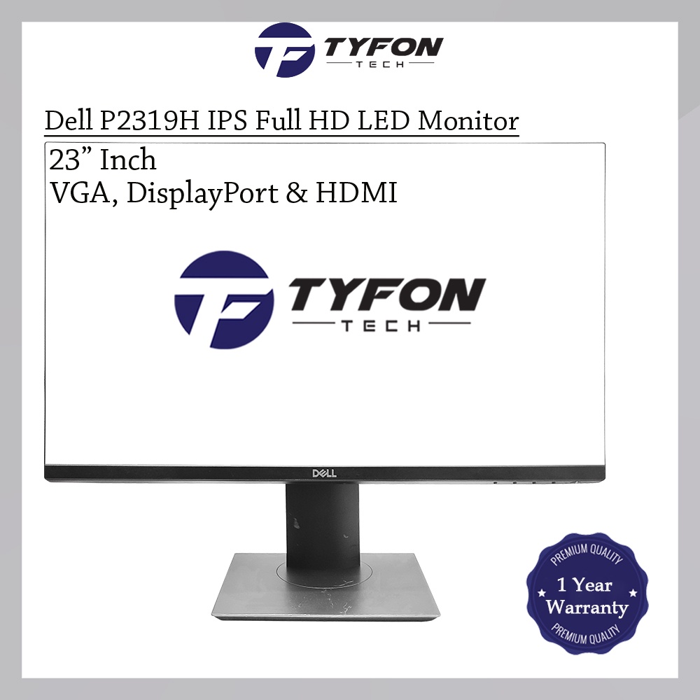 Dell 23" Inch Widescreen IPS Full HD LED Monitor P2319H (Refurbished ...