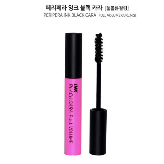 [PERIPERA] Ink Black Cara (Long-lash, Volume, Clear Mascara) | Shopee ...