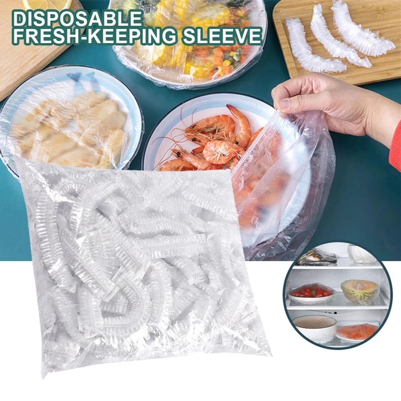 10/50Pcs Reusable Disposable Fresh-keeping Plastic Reusable Food ...